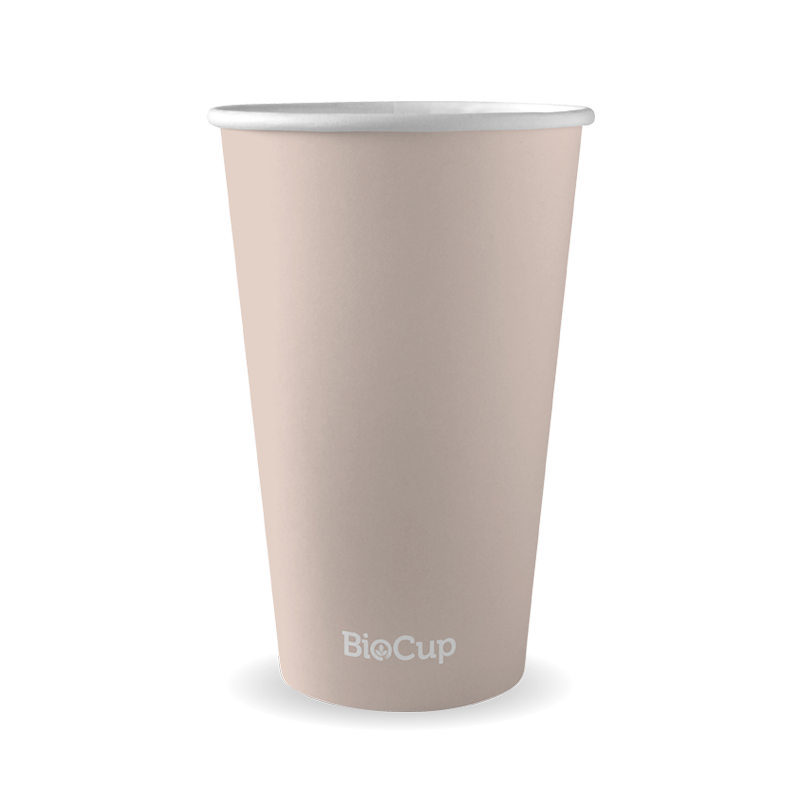 BioPak 510ml / 16oz (90mm) Aqueous Single Wall BioCup – Brisbane Cup ...