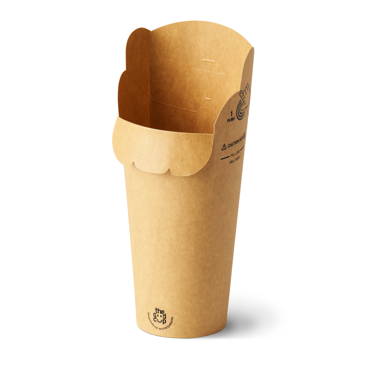 The Good Cup – Brown Kraft 16oz (470ml) | Carton of 800 – Brisbane Cup ...